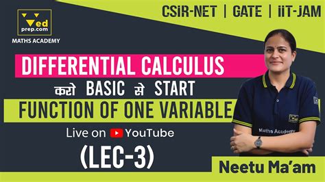 differential calculus function of one variable lec 3 iit jam