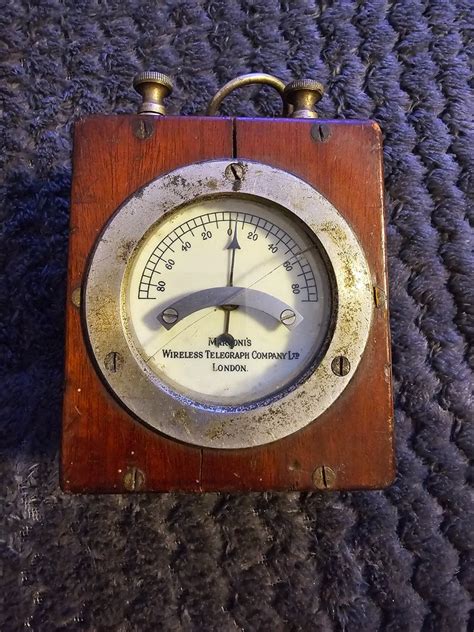 Compass Galvanometer Marconis Wireless Telegraph Co Ltd Galvanometer 1 Wood 1910