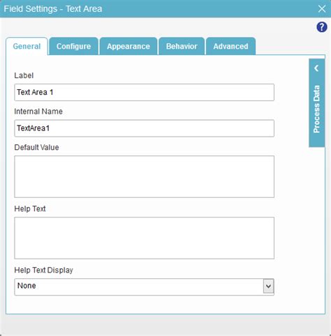Example Configure The Comments Text Area For The Approvers Details