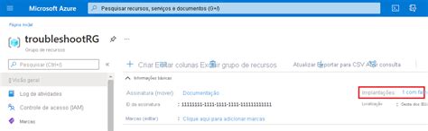 Solucionar Problemas De Implantações Json Do Modelo Do Arm Azure Resource Manager Microsoft