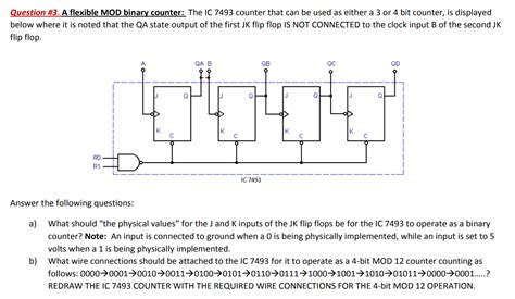 Solved Question 3 A Flexible Mod Binary Counter The Ic