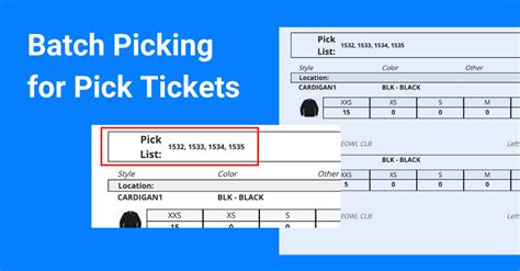 Feature Highlight Batch Picking ApparelMagic