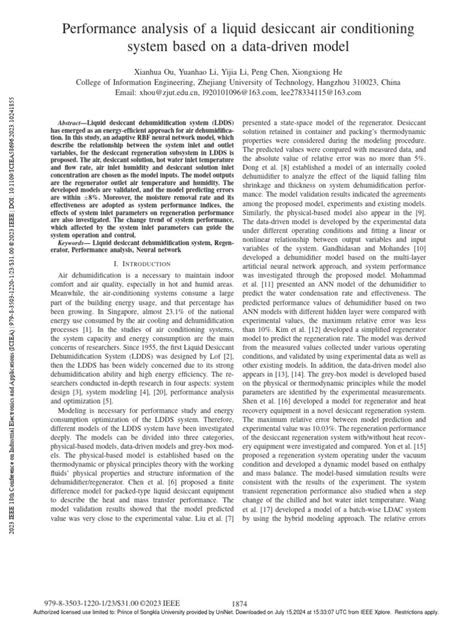 Performanceanalysisofaliquiddesiccantairconditioningsystem