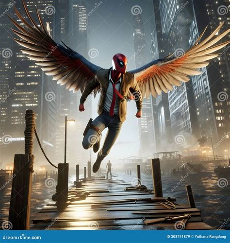 Birdman Unreal Engine Render K Stock Illustration Illustration Of Archaeology Person