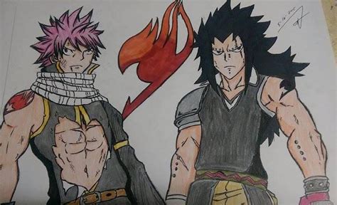 Natsu Dragneel And Gajeel Redfox By Railgunx On Deviantart