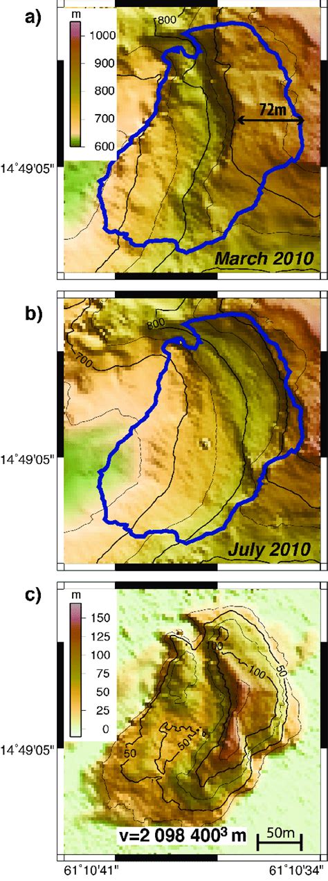 Volume Of The May 2010 Landslide Sequence Obtained From High