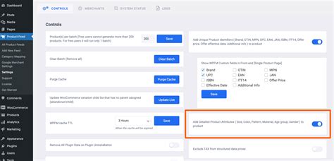 Useful Options On Settings Tab Rextheme
