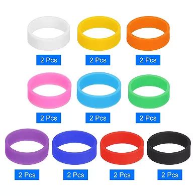 Silicone Rubber Bands 20x7mm Rubber Bands Rings Cable Ties Strong