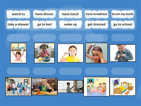 Daily Routines Match Up