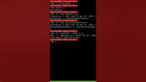 Linux How To Tell If You Are In Vi Or Vim Coding Linux Linuxtutorials Sysadmin Youtube