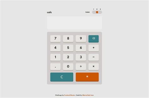 frontend mentor animated calculator app with theme switcher coding