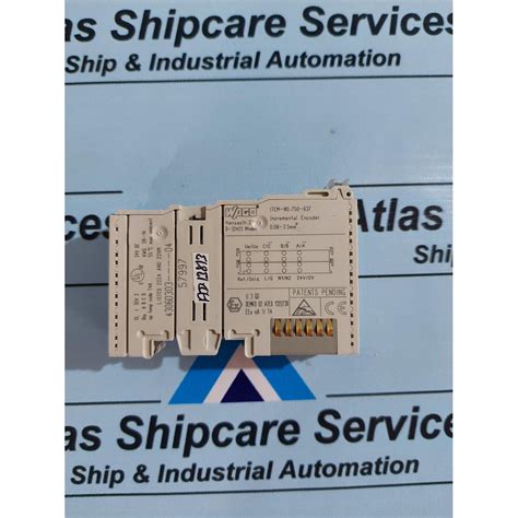 Wago 750 637 Incremental Encoder Interface Module Atlas Shipcare Services