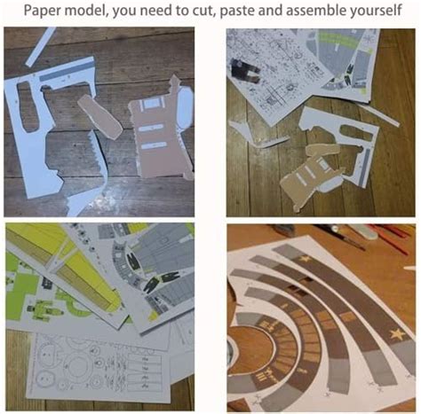 Nzpost 1200 Movie Interstellar Ranger Spacecraft Ship Diy Handcraft