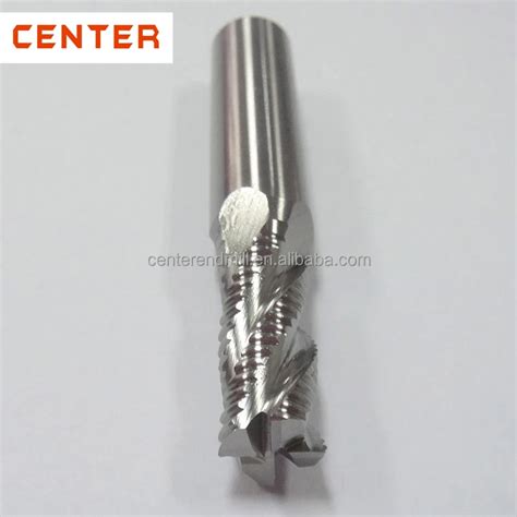 Center Micro Grain Rough End Mill Coated34 Flute Rough Cnc Milling