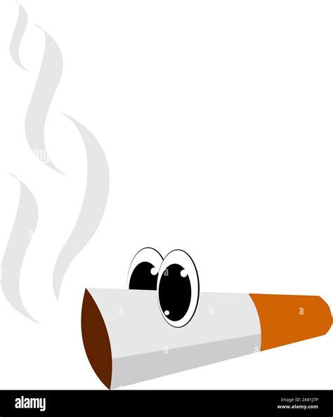 Cigarette Illustration Vector On White Background Stock Vector Image