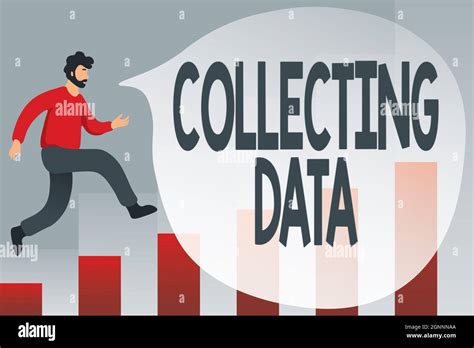 Sign Displaying Collecting Data Business Overview Gathering And