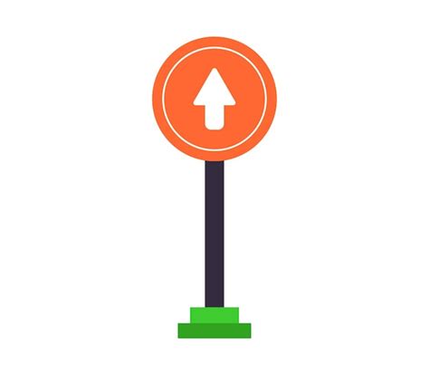 Sinal De Trânsito Vetor Premium