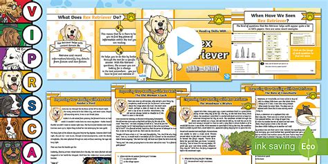 Uks2 Improving Your Reading Skills With Rex Retriever Activity Pack