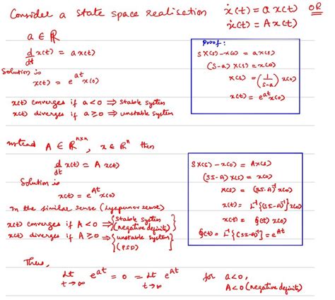 In Full State Feedback Control Design Why Do We Consider X T Tends To 0 For T Tends To