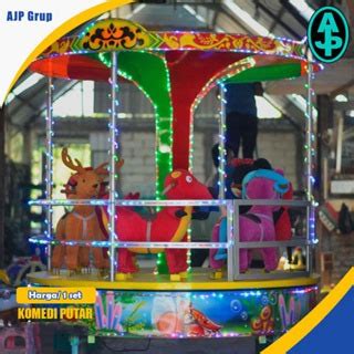 Jual Komedi Putar Mini Ajp Grup Komidi Putar Carousel Korsel Shopee