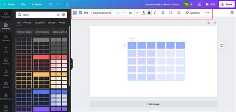 The Best Way To Create A Table In Canva Teckers