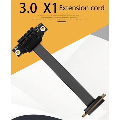 Extender Ribbon Adapter Extension Cable Pci E 1x Slot Extension Riser C S F5 Ebay