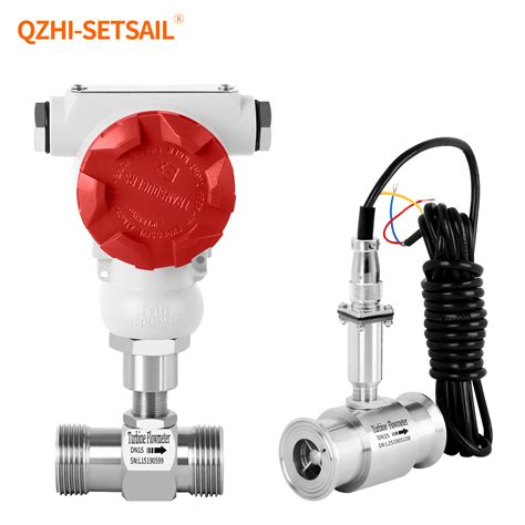 Dn 10 Thread Connection Water Fuel Diesel Oil Pulse Turbine Flow Meter