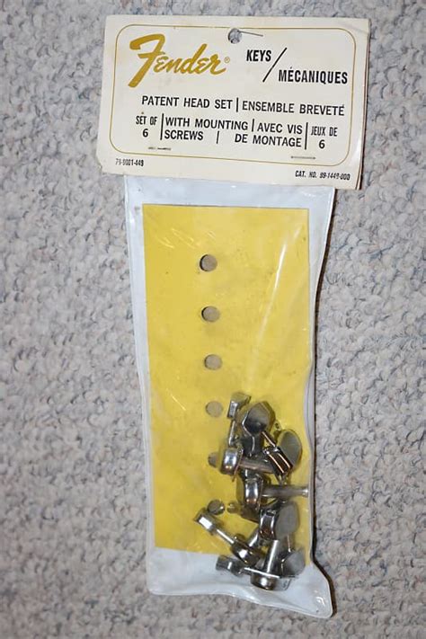Rare Vintage 1970s Nos Fender F Tuner Set Unopened Reverb