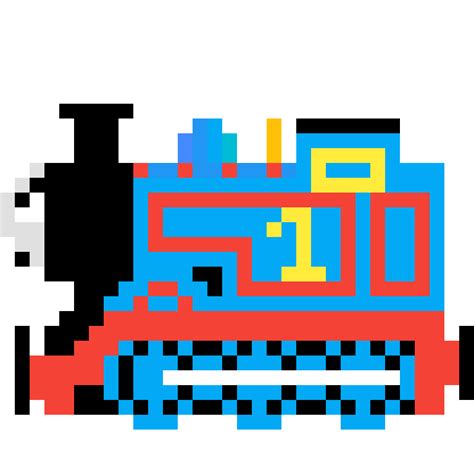 Pixilart Thomas Side View Sprite By Ardhano15