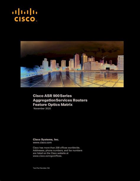 PDF Cisco ASR Series Aggregation Services Routers Feature Feature Compatibility