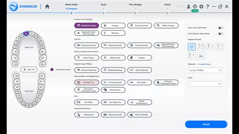 Full Denture Scan Workflow Of Desktop Scanner Shining 3d Dental
