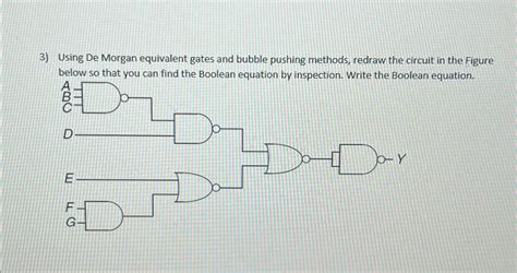 solved using de morgan equivalent gates and bubble pushing
