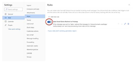 Email Redirect Setup Instructions Microsoft