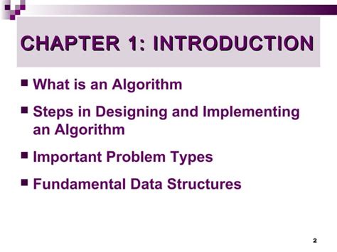 unit 1 chapter 1 design and analysis of algorithms ppt