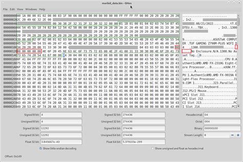 parsing how to parse smbios binary data with unexpected zeroes inside