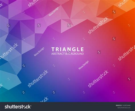 Vector Modern Abstract Triangular Background Vector Stock Vector