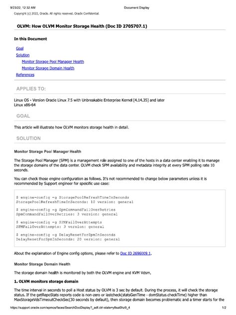 Olvm How Olvm Monitor Storage Health Pdf