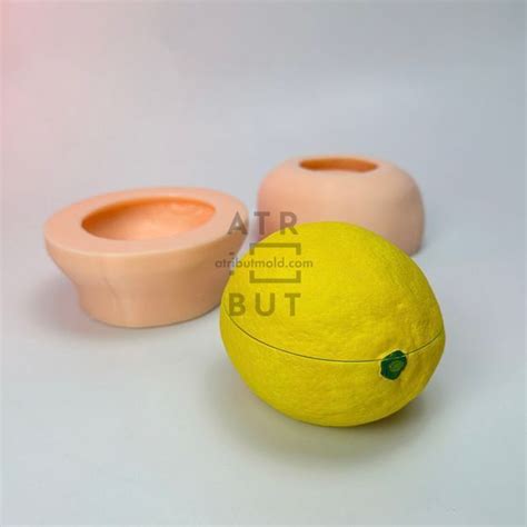 Силіконова форма кашпо Лимон купити за найкращою ціною інтернет