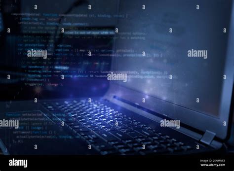 Technical Background Laptop And Code Background Learn Programming
