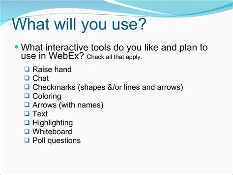 Webex Virtual Interactive Classroom Ppt