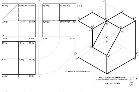 Figure 1 From Autocad Assisted Teaching Of Descriptive Geometry And Engineering Graphics