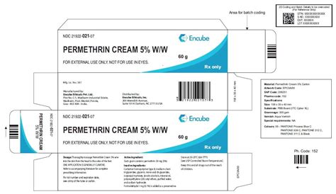 Permethrin Permethrin Cream 5 Ww Cream