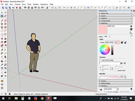 Sketchup Material Color Changes Pro SketchUp Community