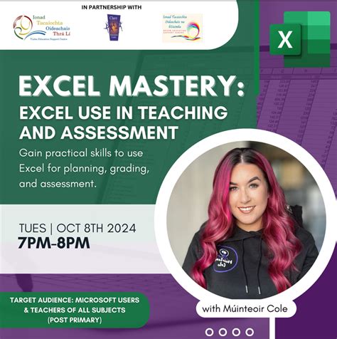 Aut24 109 Excel Mastery Post Primary Navan Education Centre Teacher