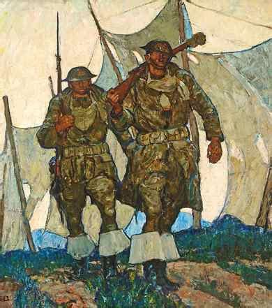 Roads To The Great War Official War Artist Captain Harvey Dunn Us Army