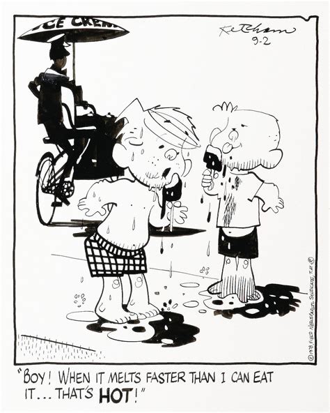 The Bristol Board Original Dennis The Menace Strip By Hank Ketcham