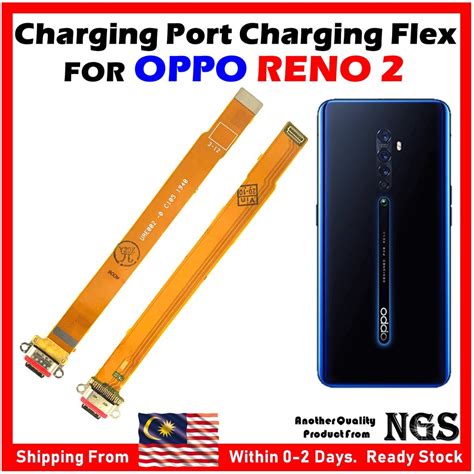 ORl NGS Brand Charging Port Charging Flex Compatible For OPPO Reno 2 OPPO RENO2 With Opening
