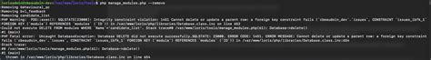 Tools Managemodulesphp Failing With Remove · Issue 8068 · Aces