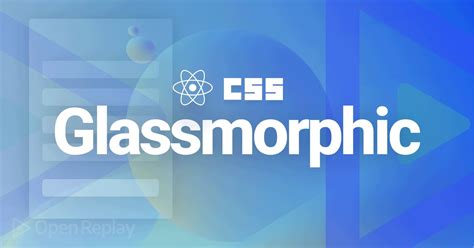 maël alanski on linkedin glassmorphic ui in react using css