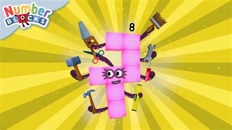 Building Blocks And Solving Problems Backwards Learn To Count Numberblocks Youtube